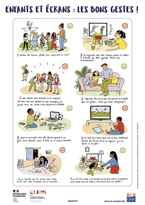 Enfants et écrans : les bons gestes ! | CLEMI Enfants et écrans : les bons gestes ! | CLEMI